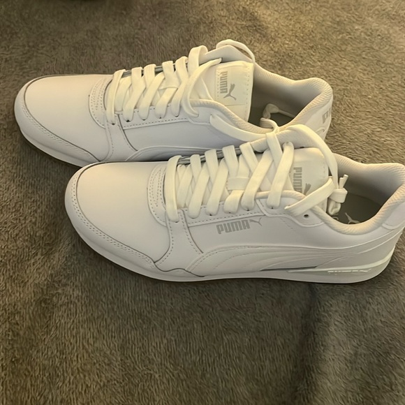 Shoes | Puma All White Sneakers | Poshmark